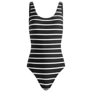ANINE BING Jace Stripe Swimsuit - Black/white Stripe