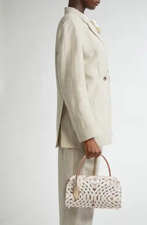 CHRISTIAN LOUBOUTIN Eloise Gaagal Grommets Baguette Bag