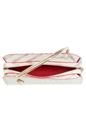 CHRISTIAN LOUBOUTIN Eloise Gaagal Grommets Baguette Bag