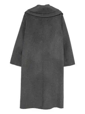 RÓHE Double-layered Scarf Coat - Grey