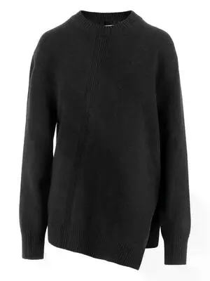 JIL SANDER Asymmetrical Ribbed Sweater