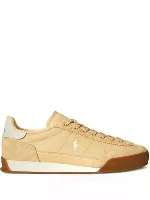 Polo Ralph Lauren Suede-panel Sneakers - Neutrals