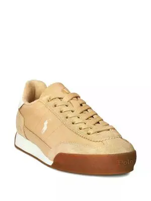 Polo Ralph Lauren Suede-panel Sneakers - Neutrals