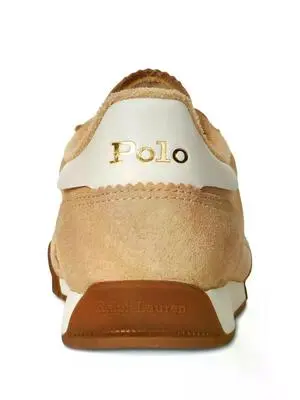 Polo Ralph Lauren Suede-panel Sneakers - Neutrals