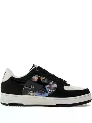 A BATHING APE Floral-star Sneakers