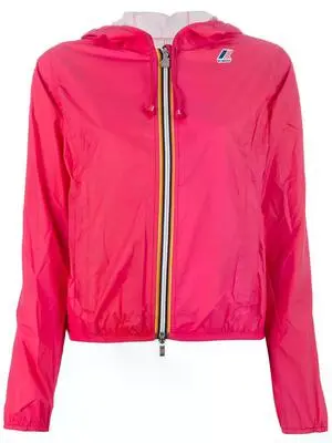 K-WAY Hooded Windbreaker - Pink