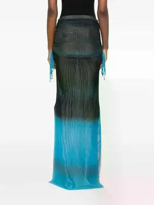 KERNE.MILK Maya Gradient-effect Maxi Skirt