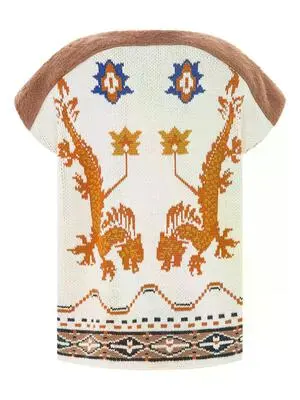 AKEP Embroidered Jacket With Pockets