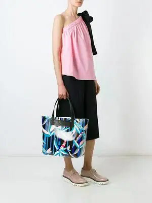 MSGM Graphic Print Tote