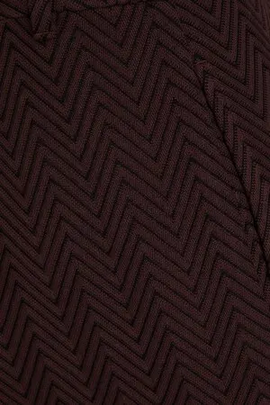 Missoni Jacquard-knit Wide-leg Pants - Chocolate