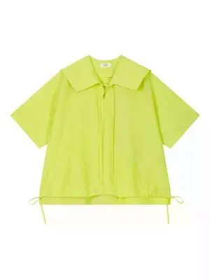 STUDIO TOMBOY Sailor-collar Drawstring-hem Blouse