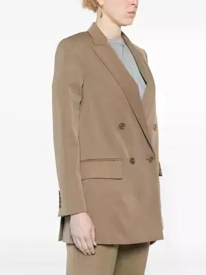 Max Mara Double-breasted Blazer - Brown