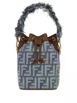 Fendi Mon Tresor Ff Logo Mini Bucket Bag