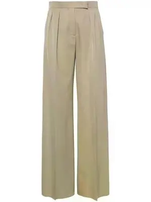 Max Mara Pleated Wide-leg Trousers