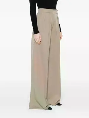 Max Mara Pleated Wide-leg Trousers