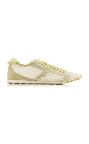 Jacquemus The Tennis Leather Sneakers - Yellow
