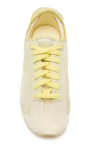 Jacquemus The Tennis Leather Sneakers - Yellow
