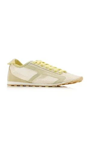 Jacquemus The Tennis Leather Sneakers - Yellow