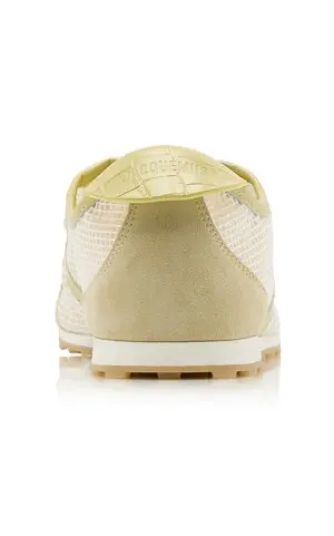 Jacquemus The Tennis Leather Sneakers - Yellow