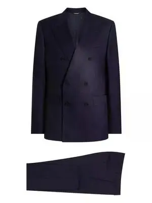 Dolce & Gabbana Double-breasted Suit - Blue