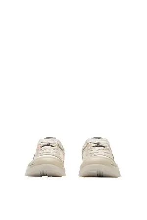 Burberry Matrix Sport Sneakers - Ceramic White