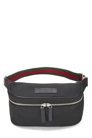 Gucci Techno Canvas Sling Bag - Black