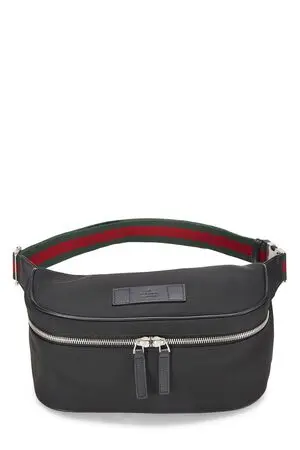 Gucci Techno Canvas Sling Bag - Black