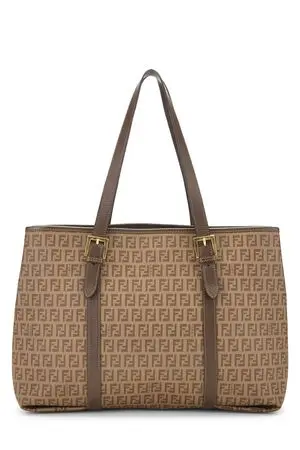 Fendi Zucchino Coated Canvas Tote