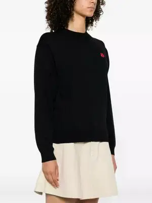 Kenzo Flower-embroidered Wool Sweater