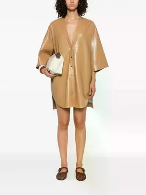 Nanushka Button-front Shirt Dress