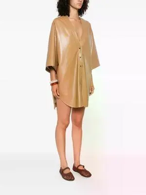 Nanushka Button-front Shirt Dress