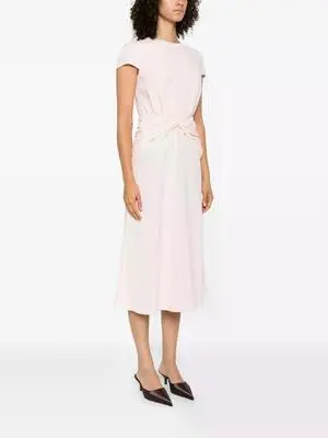 Alexander McQueen Twist-detail Midi Dress