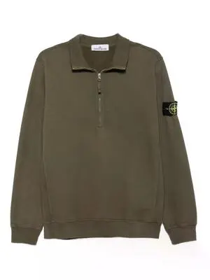 Stone Island Half-zip Patch-logo Sweater