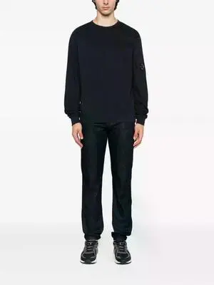 C.P. COMPANY Logo-detail Sweatshirt - Blue