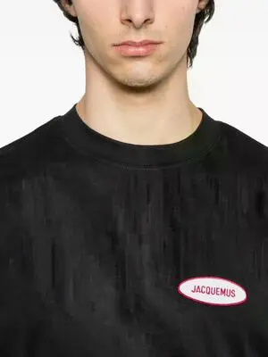 Jacquemus The Stazione Oval-patch T-shirt