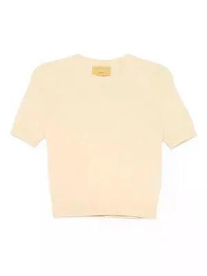 Guest In Residence Compass Cashmere T-shirt - Neutrals