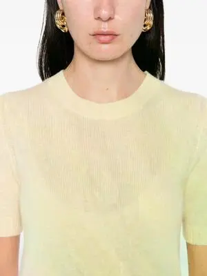 Guest In Residence Compass Cashmere T-shirt - Neutrals