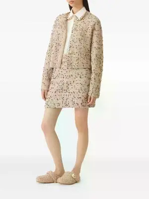 Fabiana Filippi Tweed Jacket With Gold-tone Buttons
