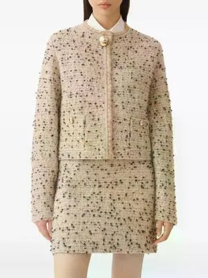 Fabiana Filippi Tweed Jacket With Gold-tone Buttons
