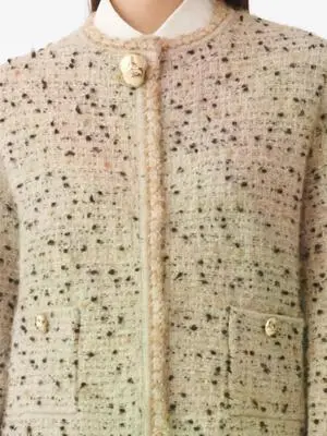 Fabiana Filippi Tweed Jacket With Gold-tone Buttons