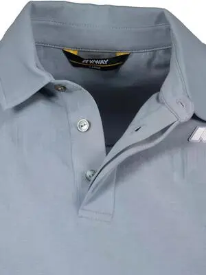 K-WAY Short-sleeve Cotton Polo Shirt - Grey