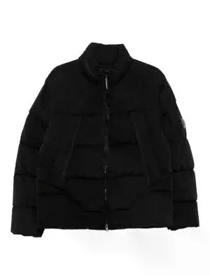 C.P. COMPANY Quilted Panelled Jacket - Black