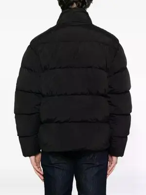 C.P. COMPANY Quilted Panelled Jacket - Black
