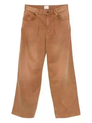 Isabel Marant Étoile Pleat Front Straight-leg Jeans