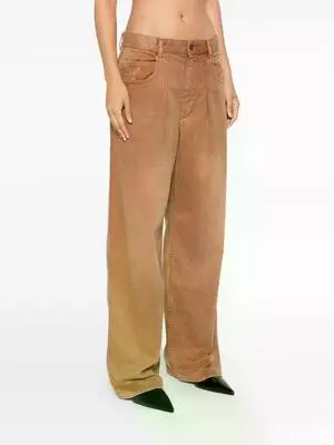 Isabel Marant Étoile Pleat Front Straight-leg Jeans