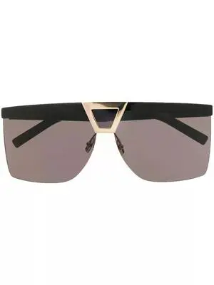 Saint Laurent Square Tinted Sunglasses - Black