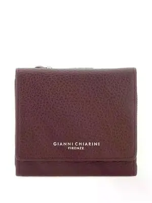 GIANNI CHIARINI Textured Leather Wallet - Red