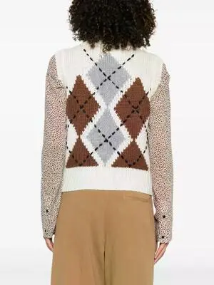 Ermanno Scervino Diamond-pattern Sleeveless Sweater