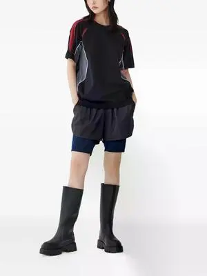 STUDIO TOMBOY Layered Knee-length Shorts