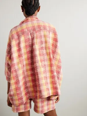 MARRAKSHI LIFE Camp Checked Cotton Shirt